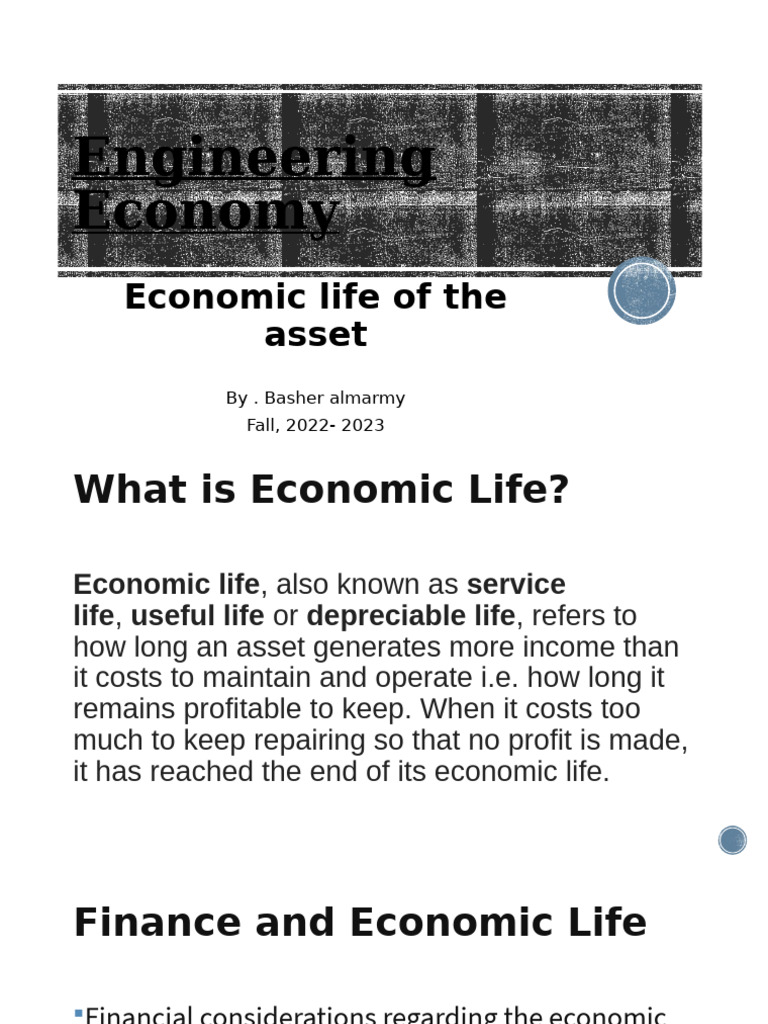 Determining Asset Economic Life | PDF | Depreciation | Expense
