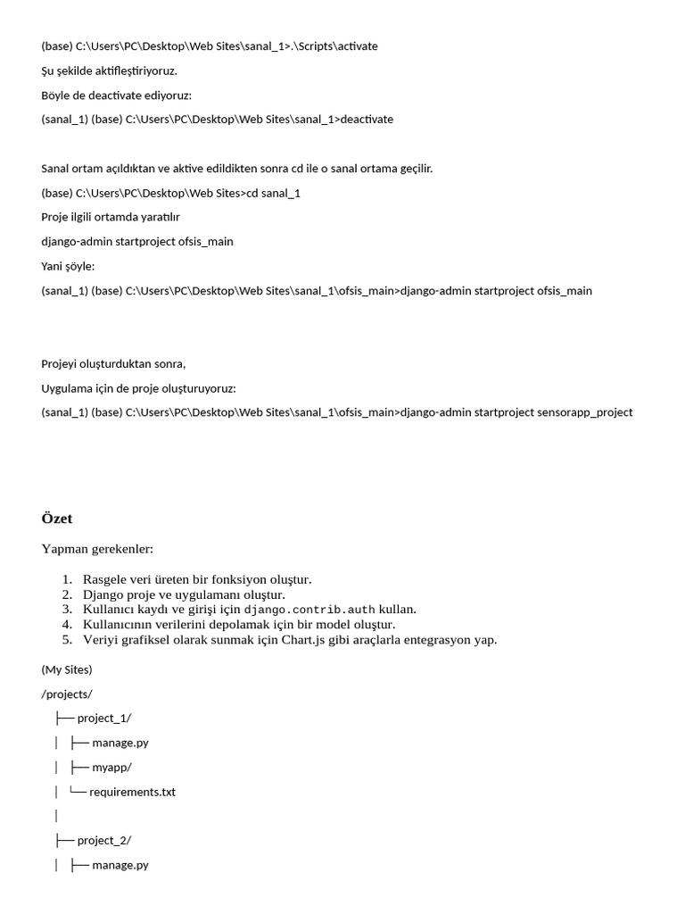 Adım Adım Proje | PDF