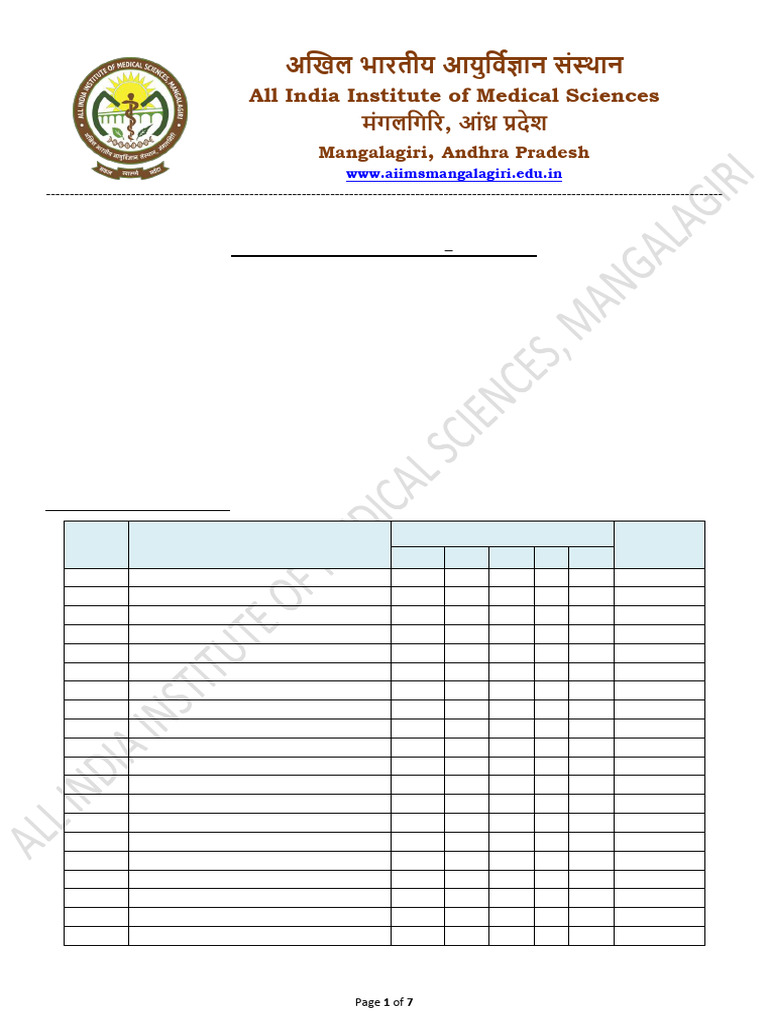 Rolling Advertisement For Recruitment of Senior Residents Senior Demonstrators at AIIMS ...