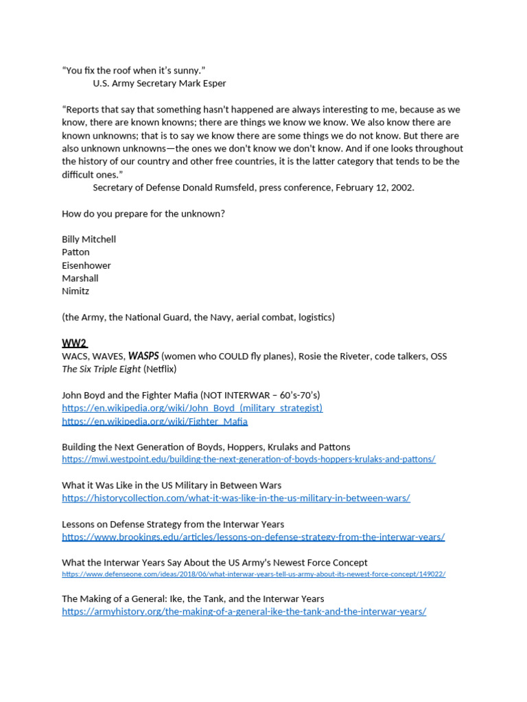 The Interwar Years - project | PDF | Artillery | Infantry