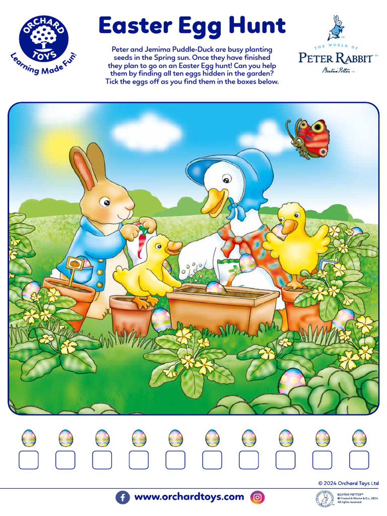 PR Easter Egg Hunt Activity Sheet | PDF