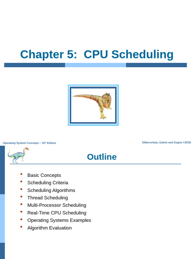 ch5 Updated - Operating System | PDF | Scheduling (Computing) | Multi Core Processor