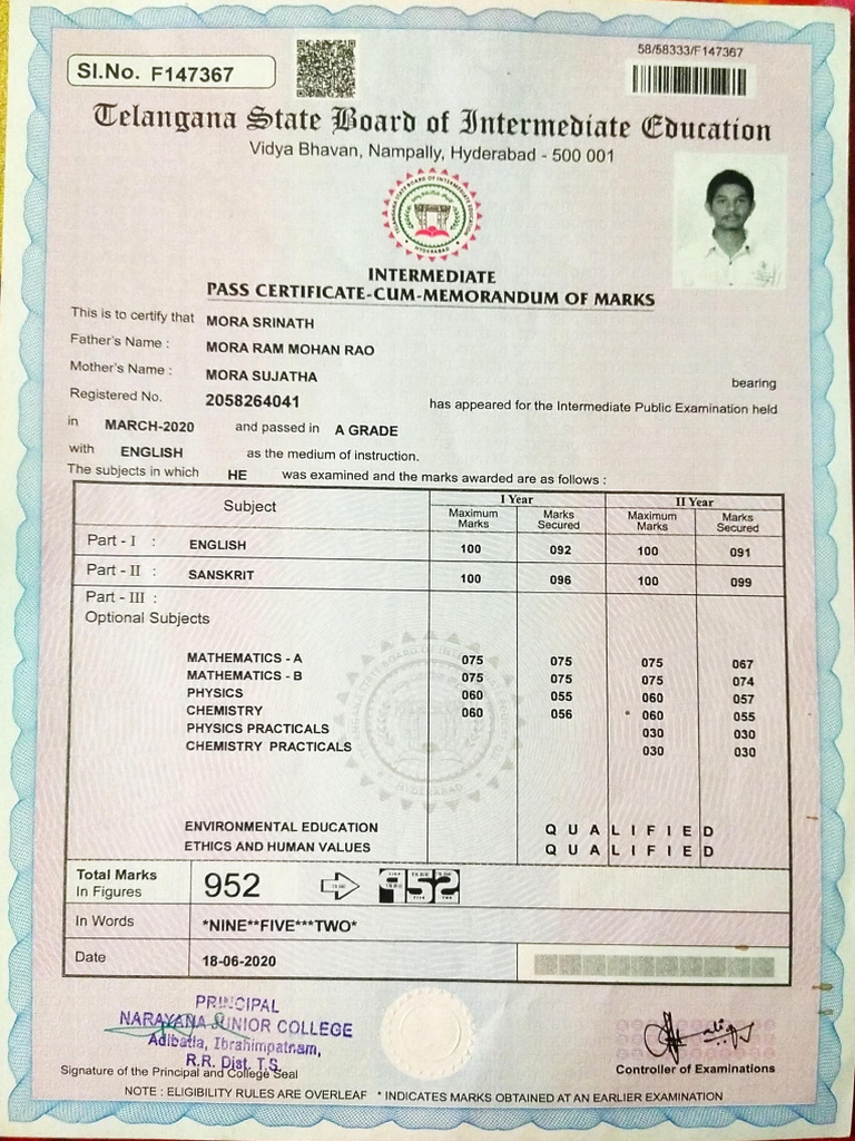 Srinath Inter Memo | PDF