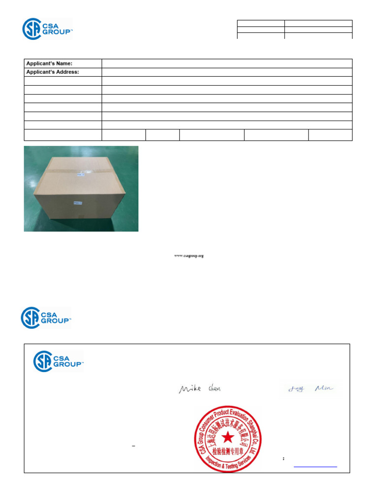 CSA TEST REPORT FOR ISTA 3L Standard - 80242381-1 - 67953 NEWAGE ...
