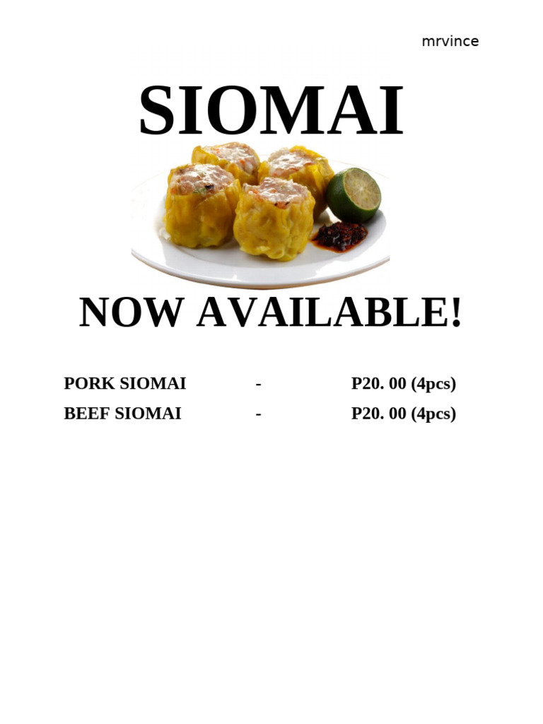 SIOMAI | PDF