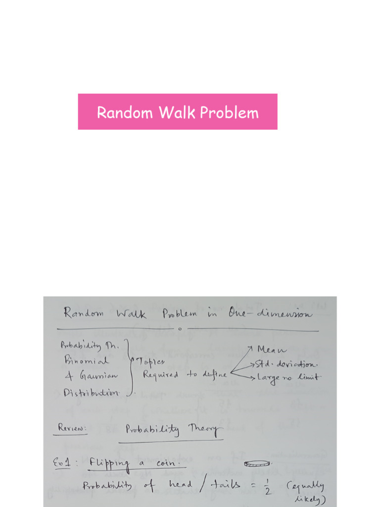 Random Walk | PDF