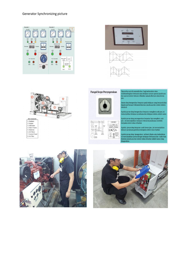 Picture sincro genset | PDF