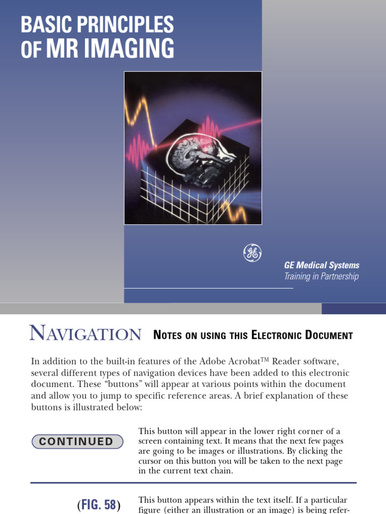 GE MR Principles | PDF | Relaxation (Nmr) | Magnetic Resonance Imaging