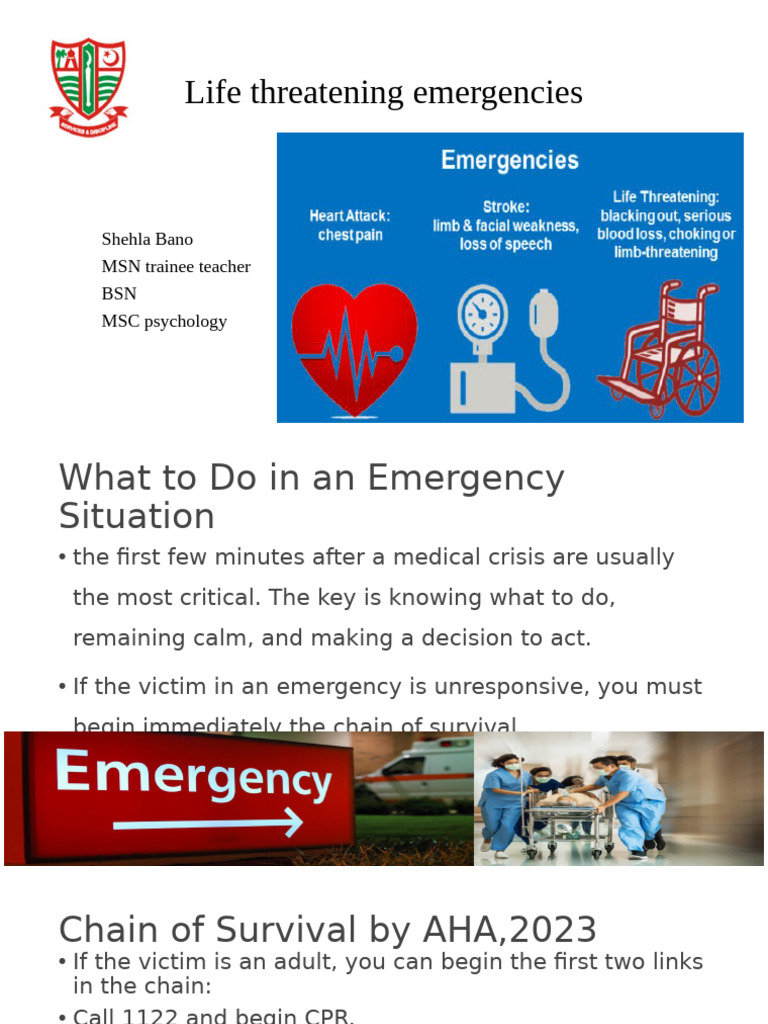 Emergency First Aid Guidelines | PDF | Cardiopulmonary Resuscitation ...