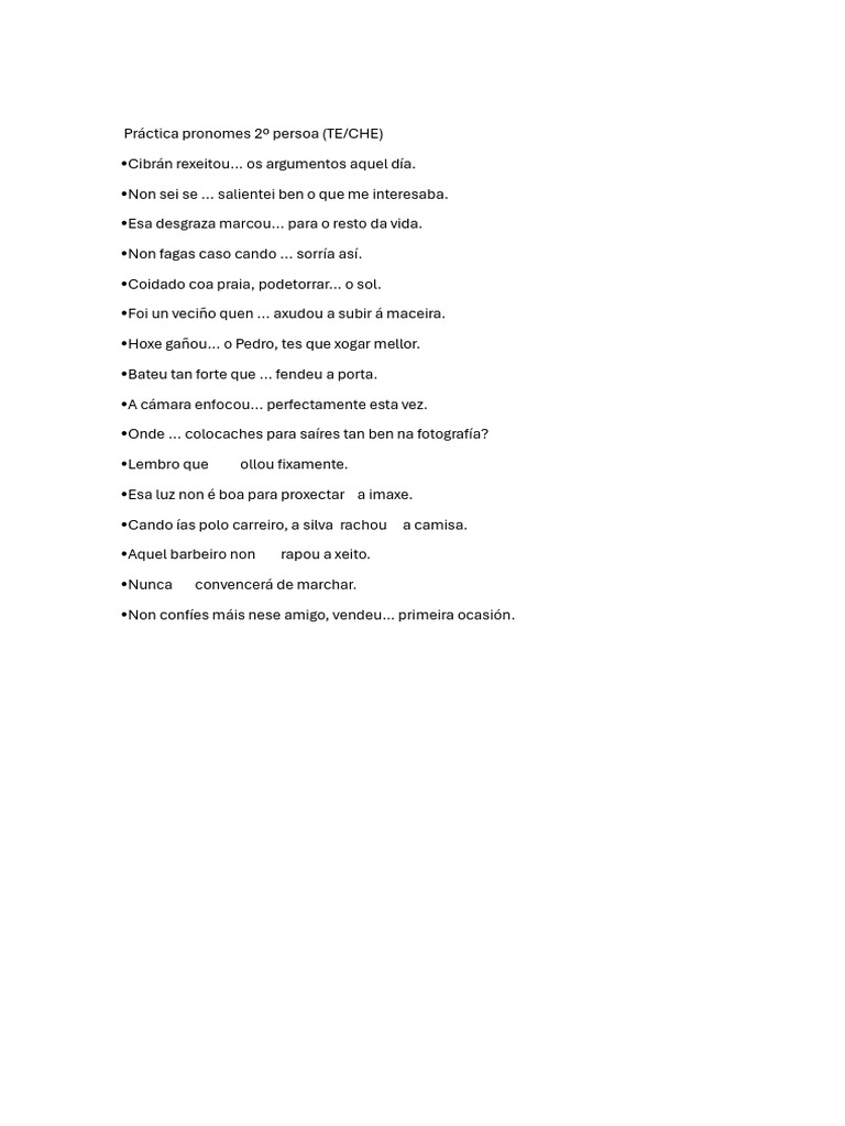 Práctica Teche | PDF