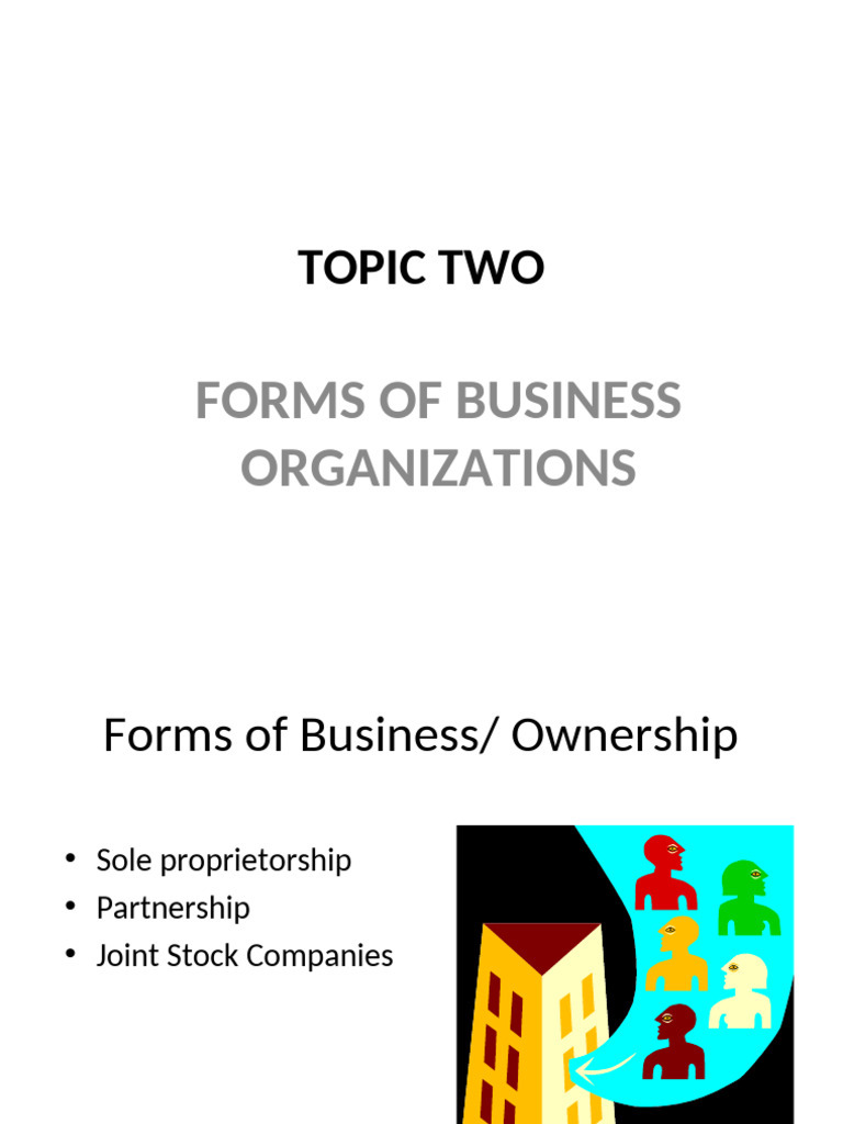 Types of Business Organizations Explained | PDF | Partnership | Sole ...