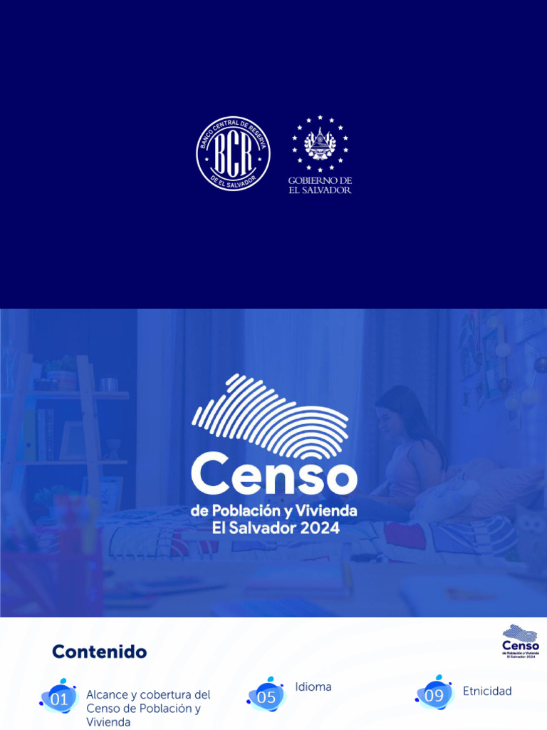 Censo de Población y Vivienda - El Salvador 2024 - 241029 - 172130 | PDF