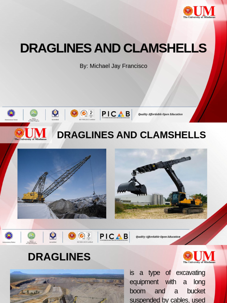 Draglines and Clamshells | PDF | Construction Equipment | Industrial Equipment