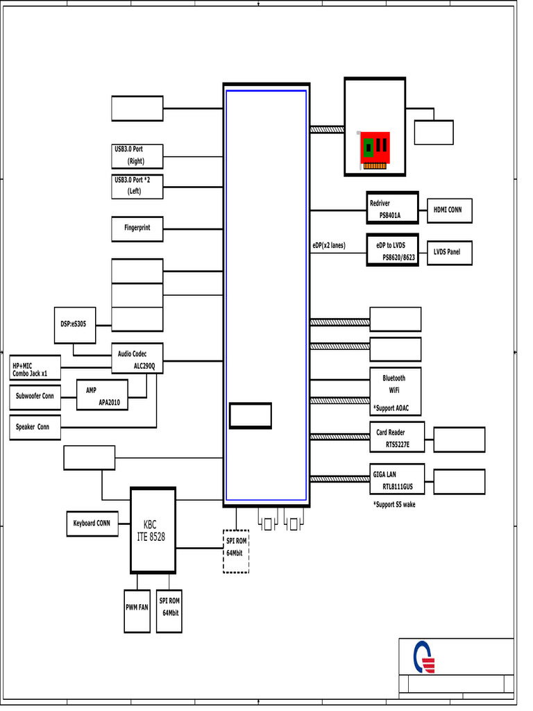 Dell Vostro 5460 Quanta JW8B - JW8C Rev A Schematics | PDF | Manufactured Goods | Electrical ...