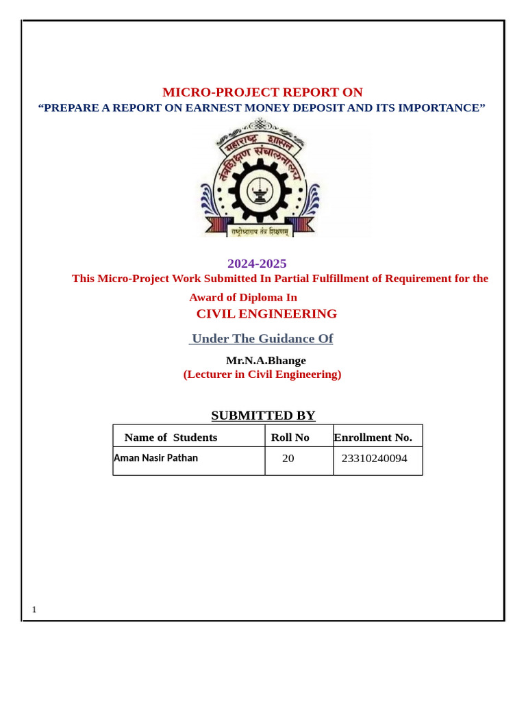 Muskan Caa Final Microproject Aman | PDF | Down Payment | Mortgages