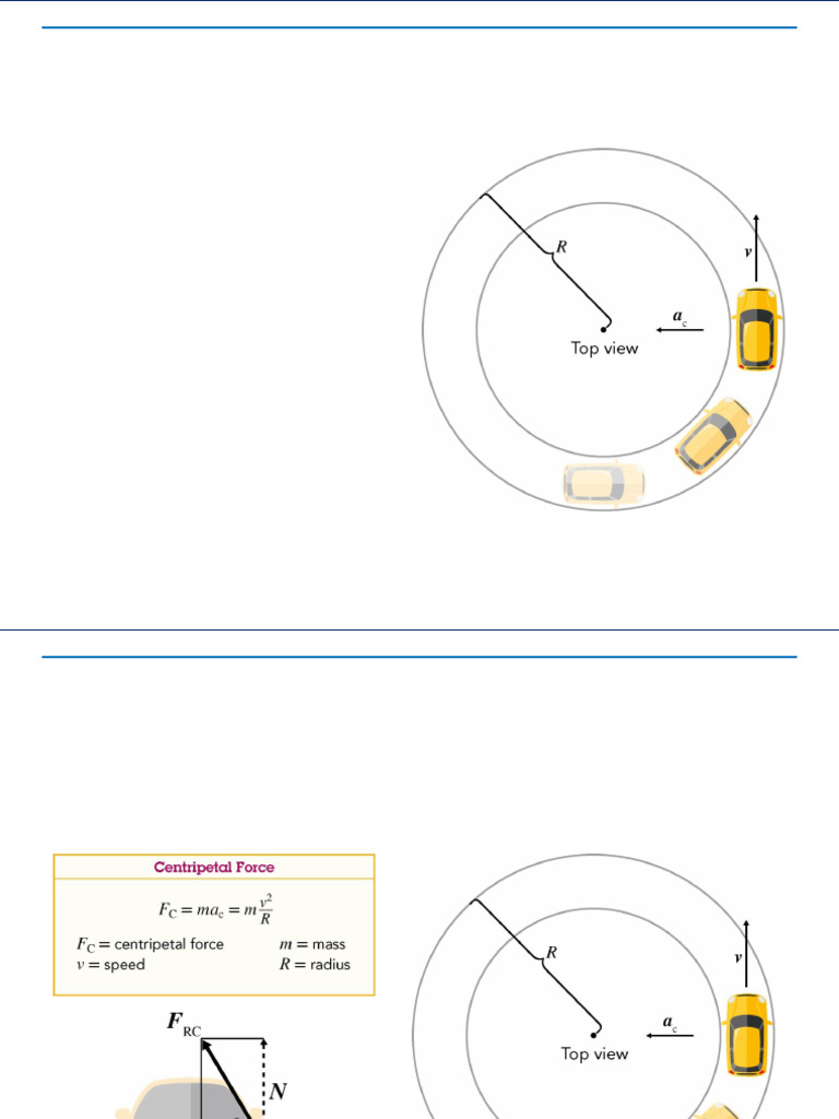 Grade 9 - Centripetal Force | PDF