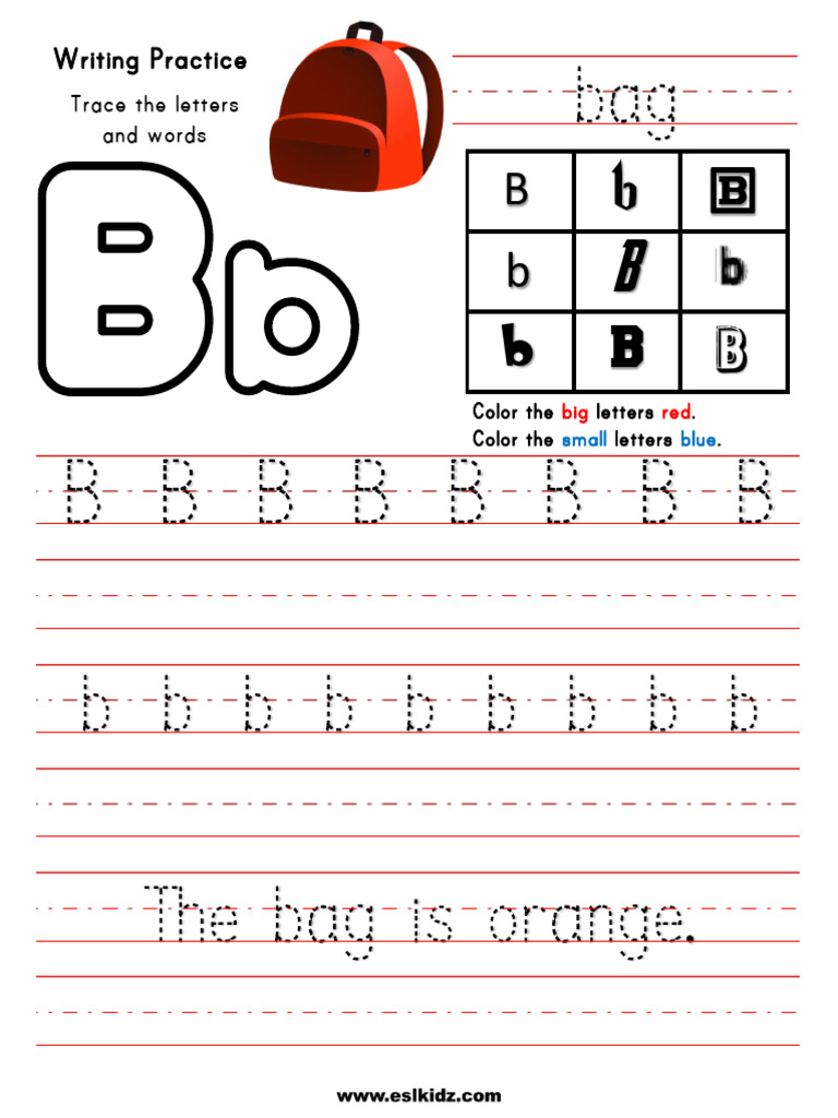 Letter B Tracing | PDF