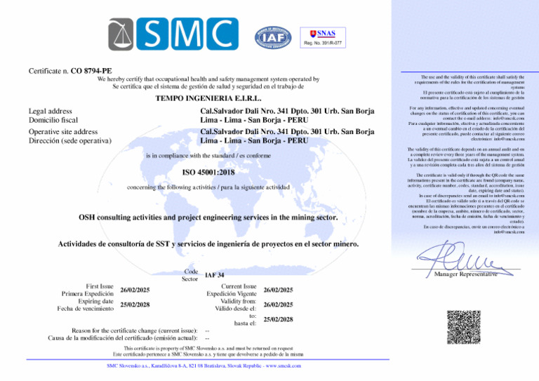 Cert - Coes-0921 | PDF