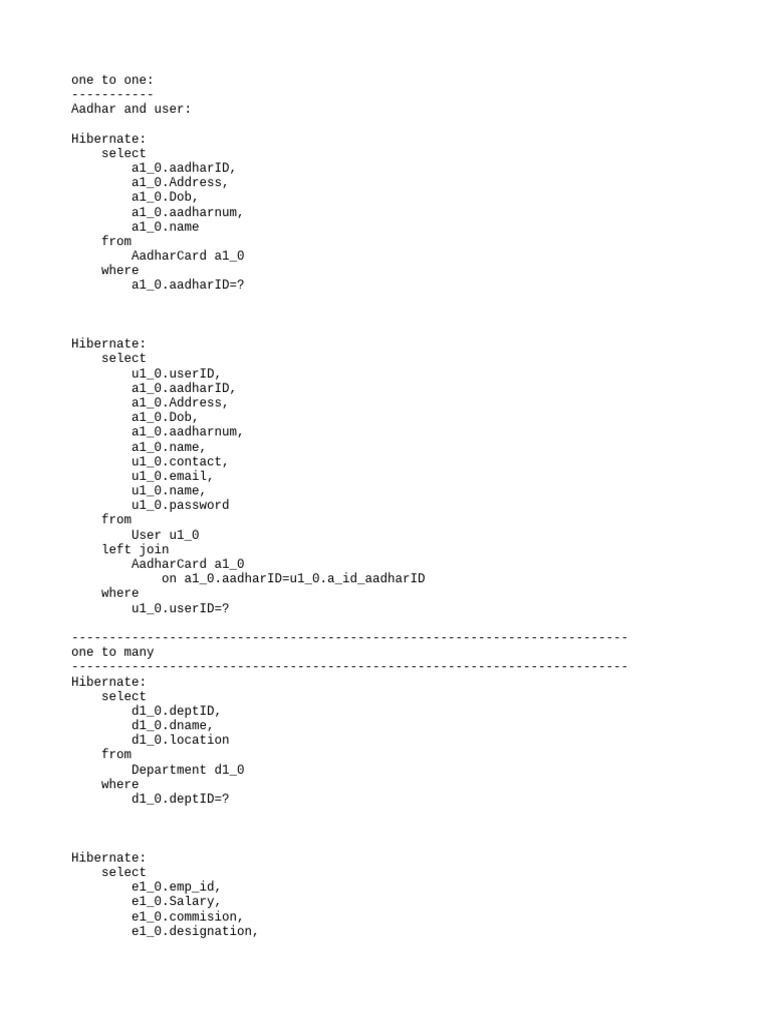 Sql queries for fetch | PDF