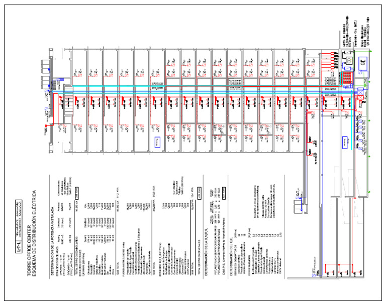 Torre de Oficinas (Esquemas Electricos) | PDF