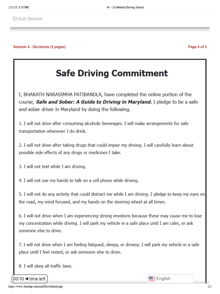 #1 - 3A Method Driving School | PDF