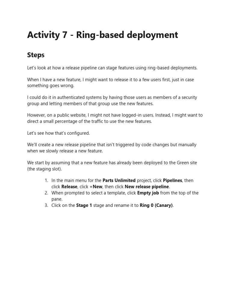 Activity 7 RingBasedDeployment | PDF | Command Line Interface | System ...