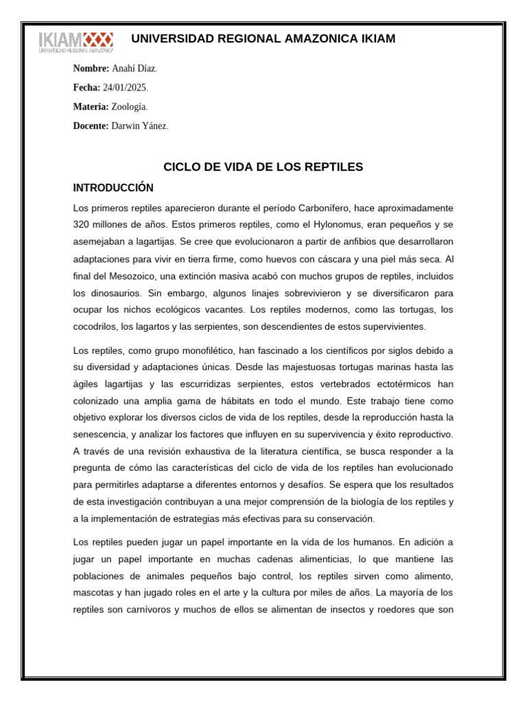 ANAHI | PDF | Reproducción | Reptil