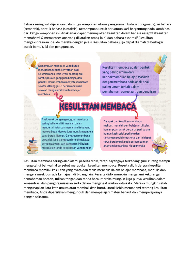 Bahasa Sering Kali Dijelaskan Dalam Tiga Komponen Utama Penggunaan Bahasa | PDF