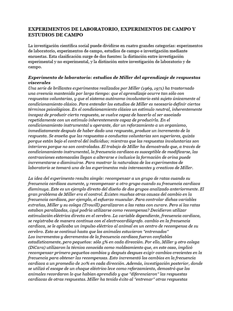 Kerlinger Capítulo 24 | PDF | Experimentar | Investigación cuantitativa