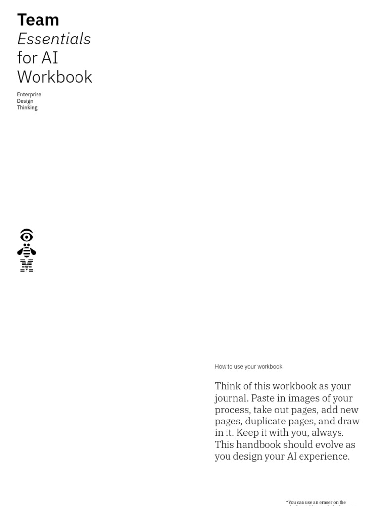 Team Essentials For Ai Workbook | PDF | Artificial Intelligence ...