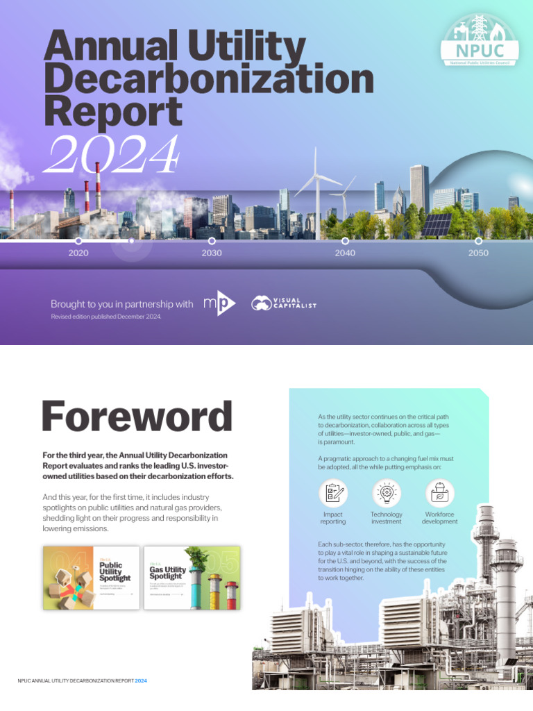2024 Annual Decarbonization Report Updated | PDF | Climate Change ...