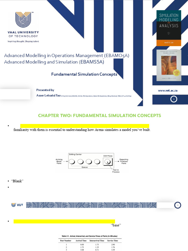 Lecture 2 s1 - Simulation Modelling | PDF | Simulation | Probability Distribution