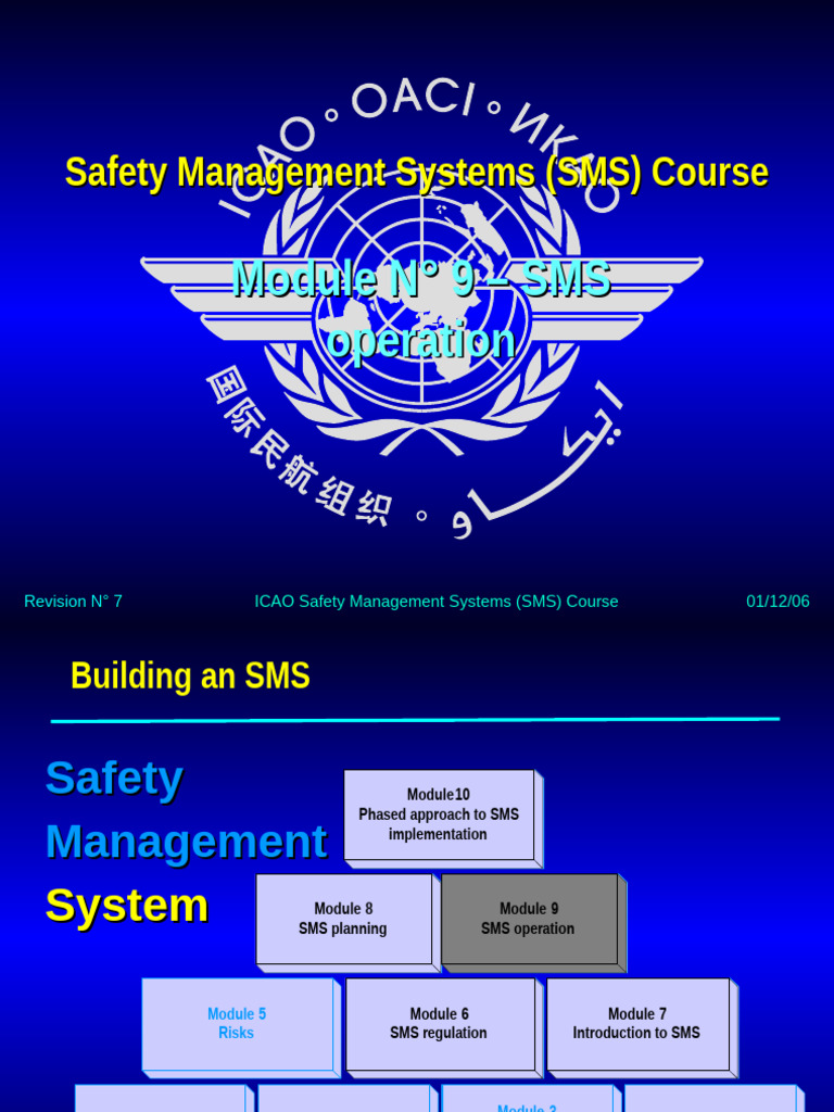 Icao Sms Gen Module 09 - Sms Operation - 2006-7 (Ep) | PDF | Risk ...