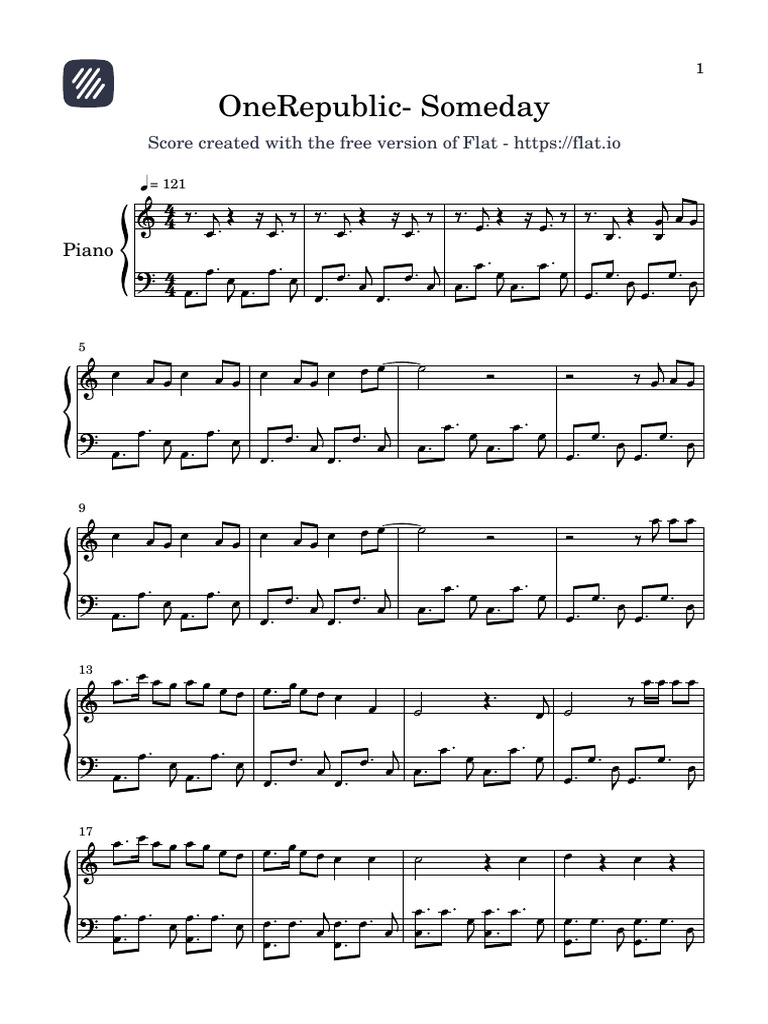 OneRepublic Someday | PDF