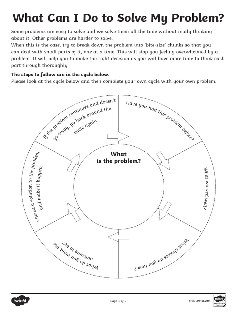 Steps to Solve Your Problems | PDF