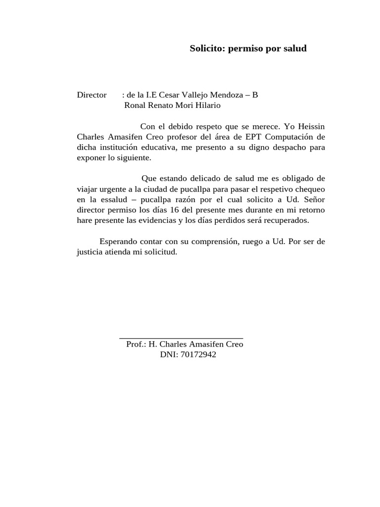 Solicito 064223 | PDF