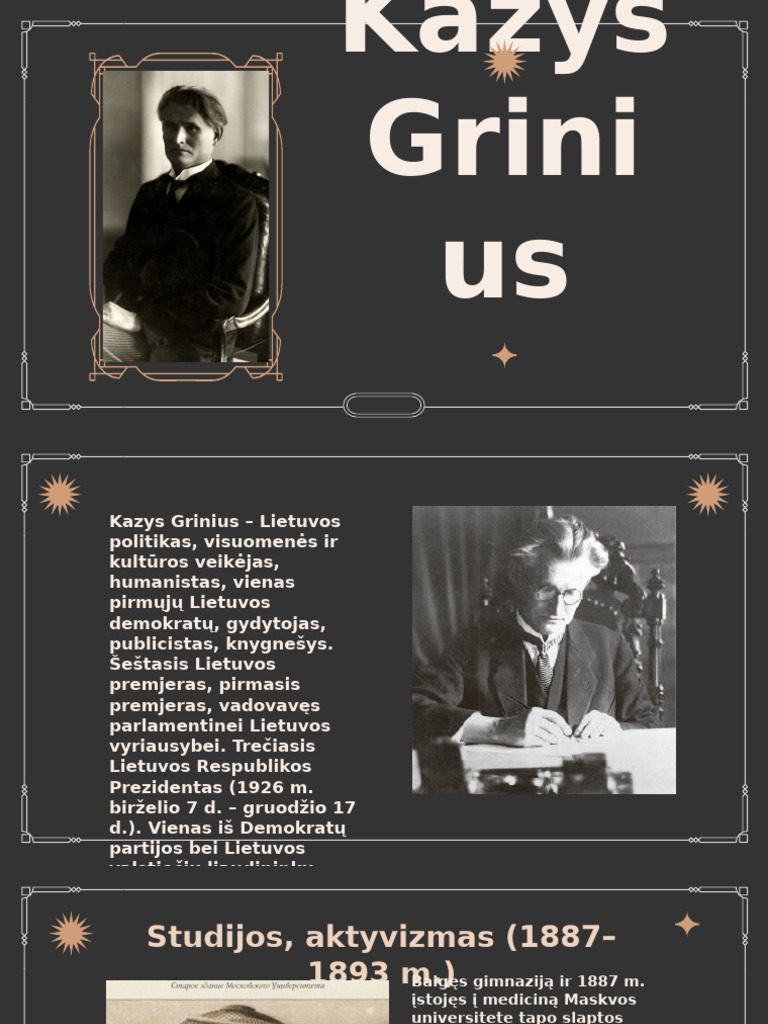 Kazys Grinius | PDF
