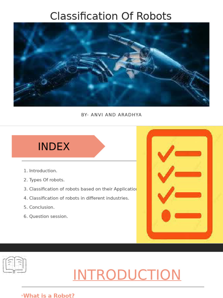Classification Of Robots by anvi and aradhaya. | PDF | Robot | Robotics
