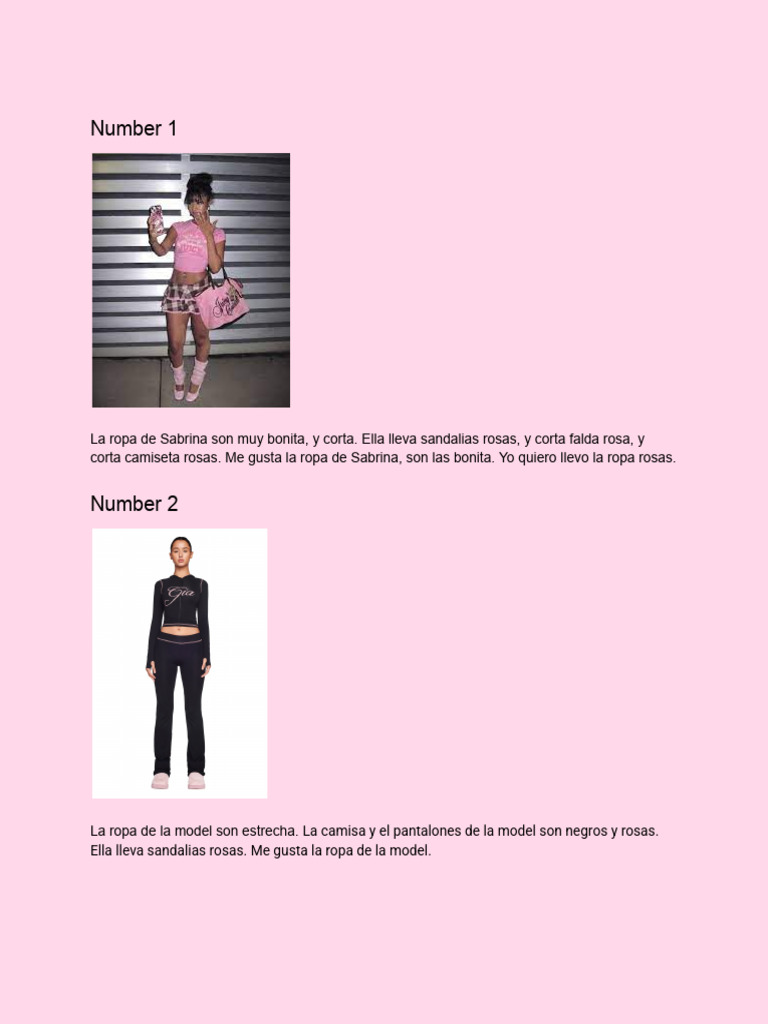 Te Gusta La Ropa? | PDF