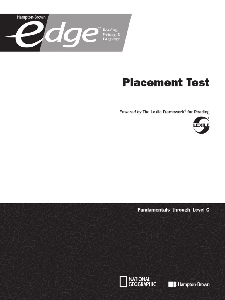Edge Placement Test.Fundamentals | PDF | Dust Bowl | Radar