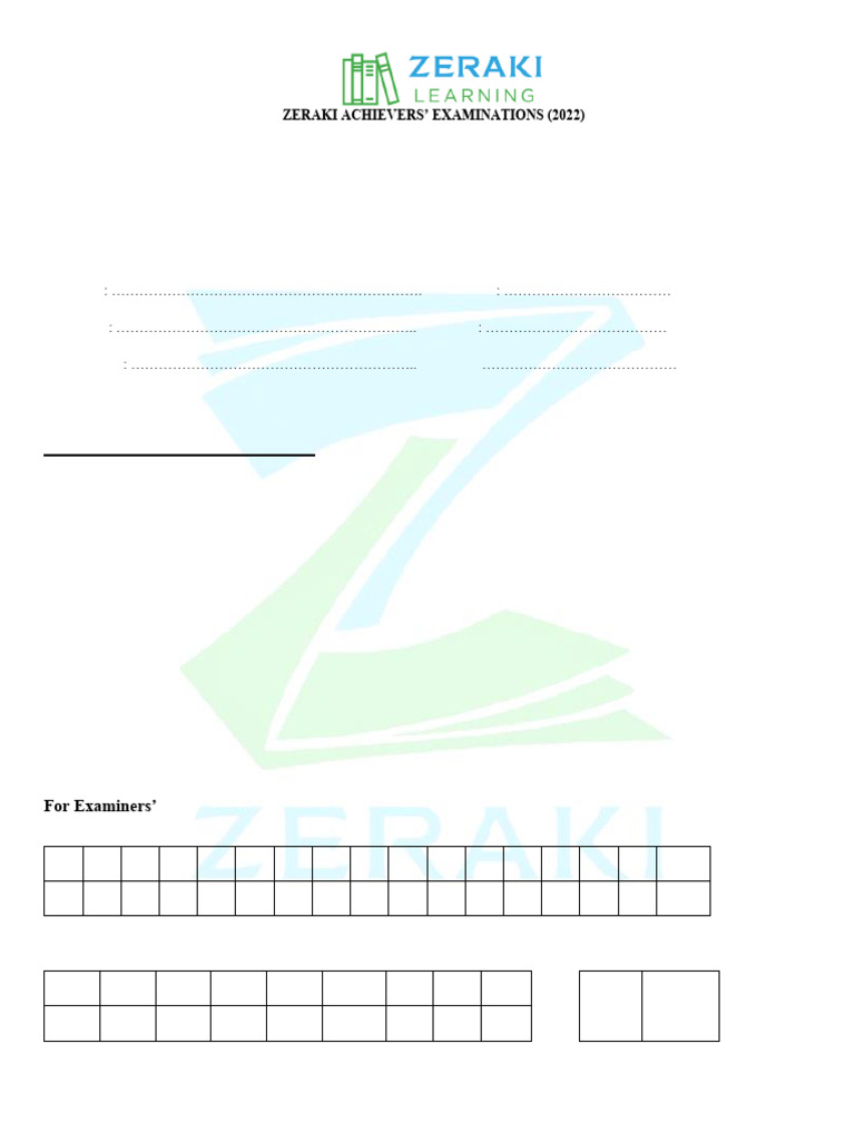 Mathematics - Mathematics Form 4 Paper 1 - Question Paper-1 | PDF ...