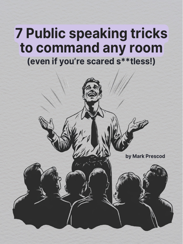 7 Public Speaking Tricks to Command Any Room(1) | PDF