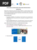 Microsoft Enterprise Skills Initiative Guideline v1 | PDF | Career & Growth