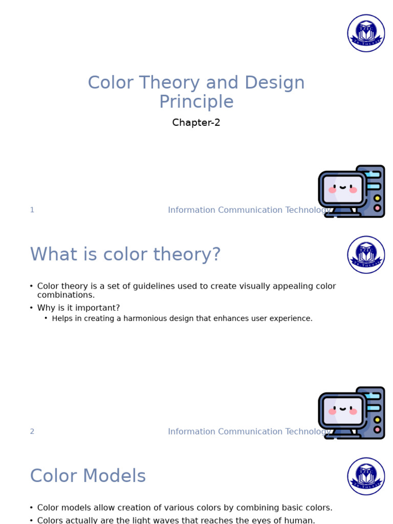 Color Theory & Design Principles | PDF | Color | Rgb Color Model