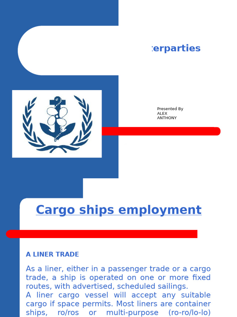 Overview of Charter Parties Types | PDF | Shipping | Water Transport