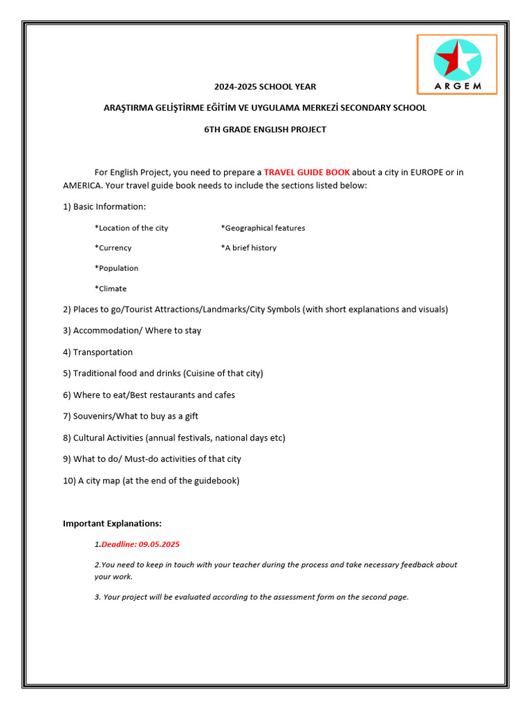 Project Assignment-Argem-2024 2025 | PDF | Learning | Human Communication