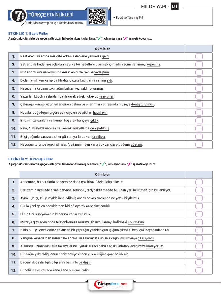 Sinif Indirilebilir Etkinlik Fiilde Yapi 01 MB | PDF