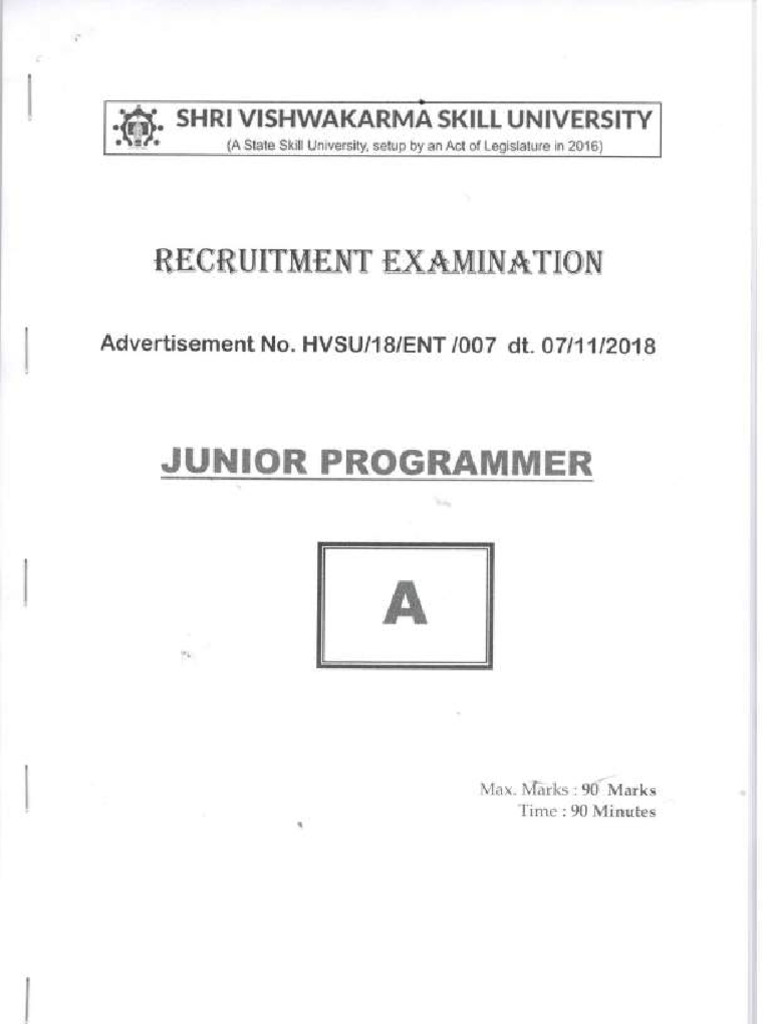 Junior - Programmer | PDF