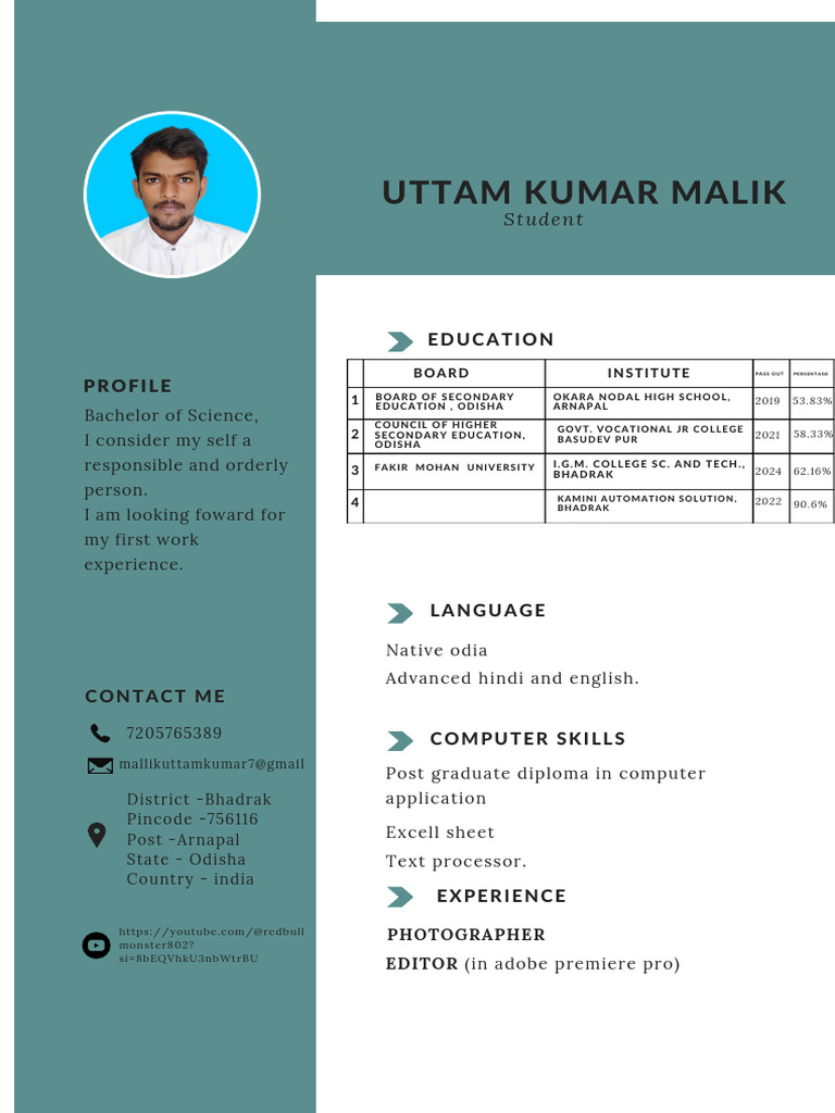 White Simple Student CV Resume - 20240809 - 091026 - 0000 | PDF