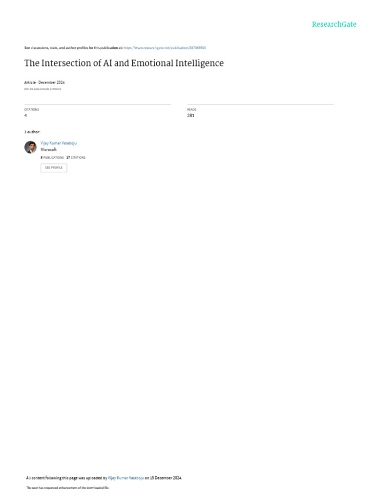 AI-Powered Emotional Intelligence Assessments For Job Interviews" (2024 ...